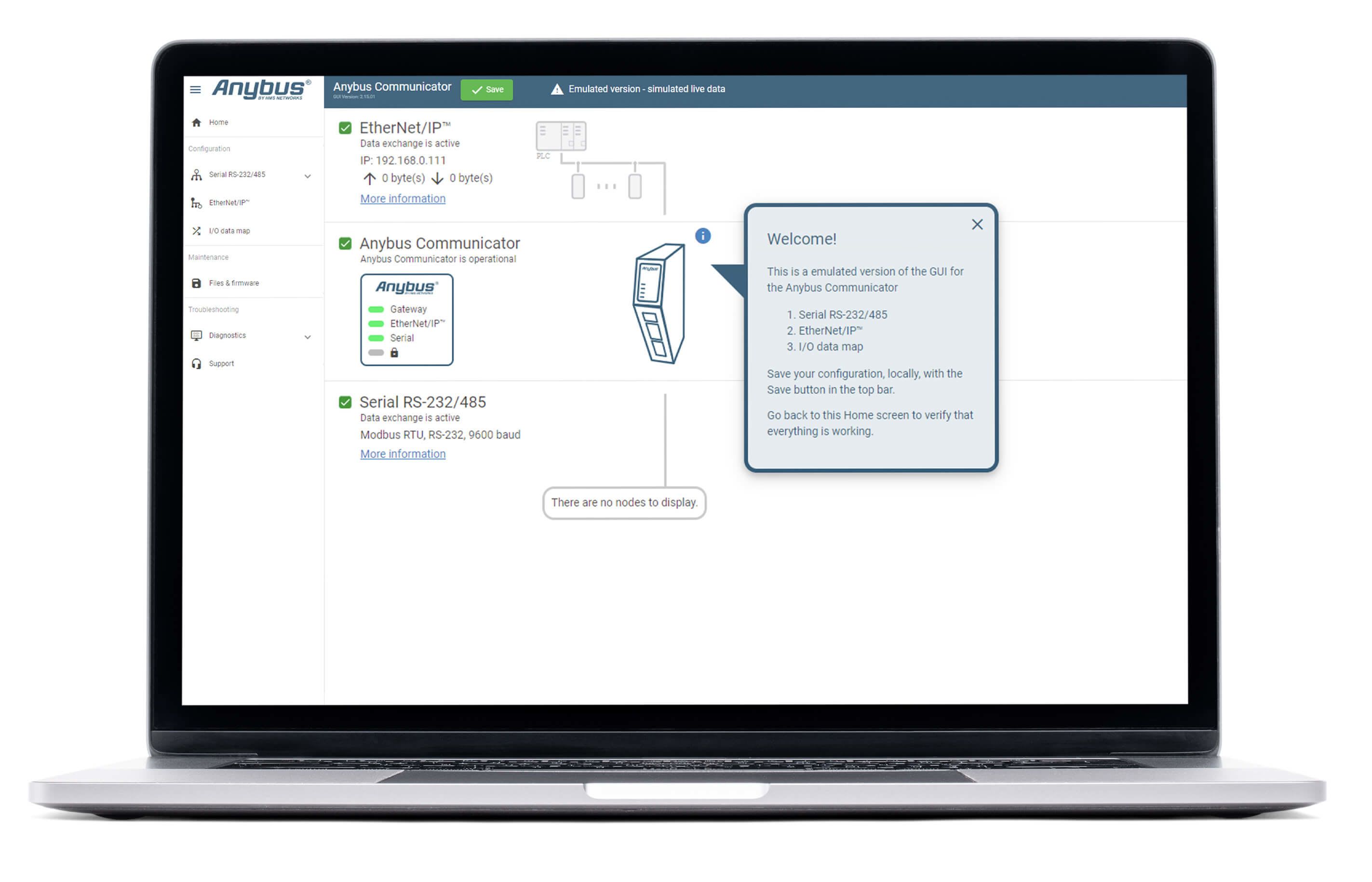 PROFINET IO Device to EtherNet/IP Adapter Triple-S