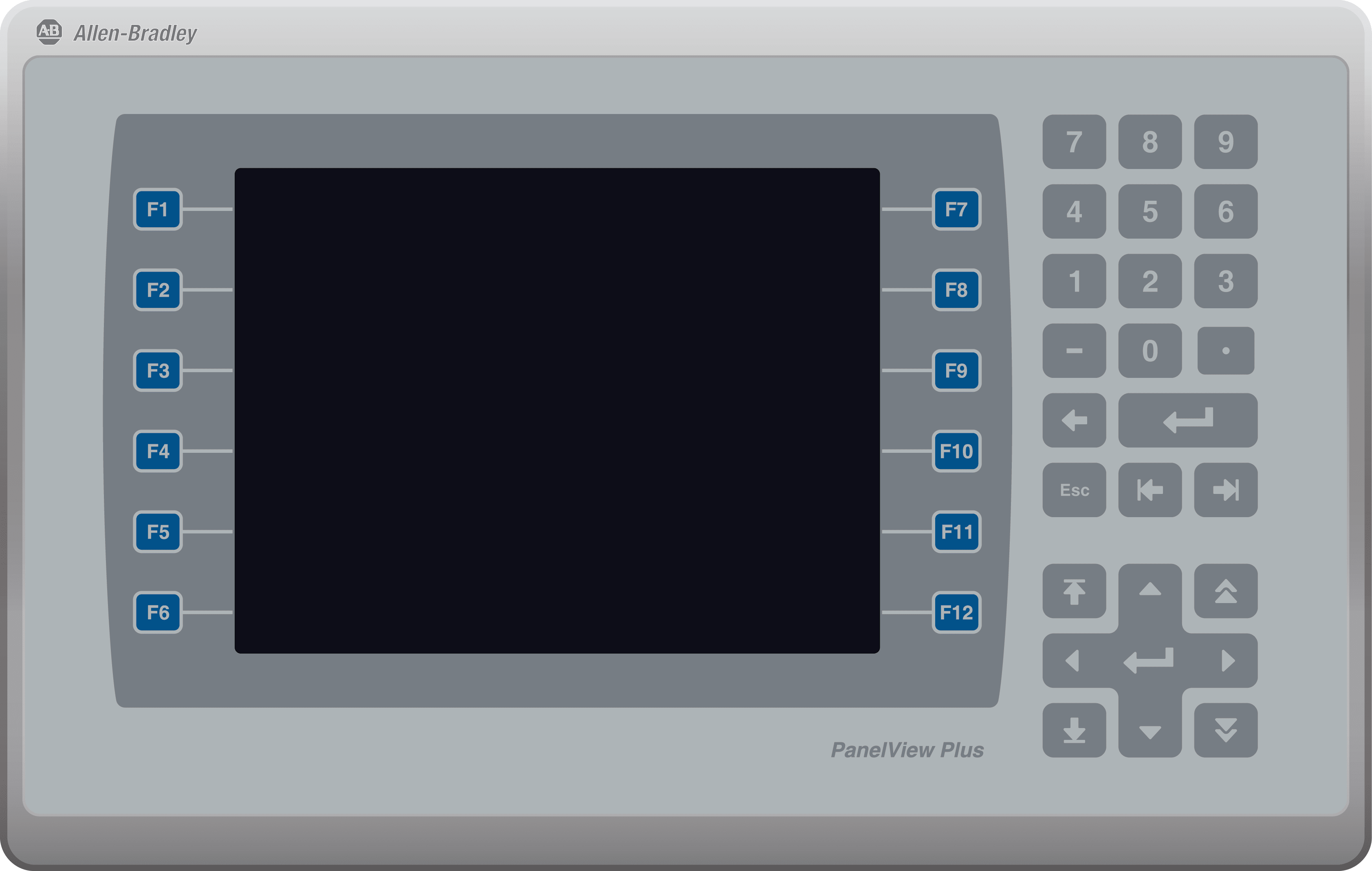 PanelView Plus 7 Performance 7'' Touch & Key DLR 24VDC Triple-S