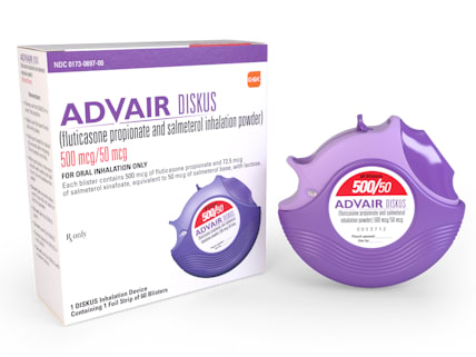 Advair Diskus 250-50mcg/Act 60 Dose Inhaler | Cost Plus Drugs