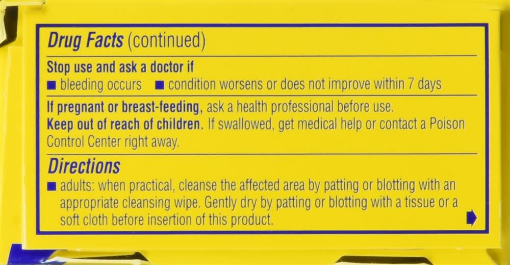 Preparation H Hemorrhoidal Suppositories | Optum Store | Optum Store