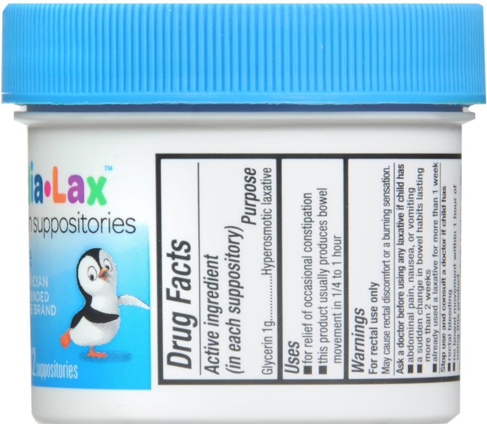 Fleet Pedia-Lax Glycerin Laxative Suppositories | Optum Store | Optum Store