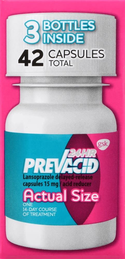 Prevacid 24 HR Acid Reducer Capsules, 42 count | Optum Store