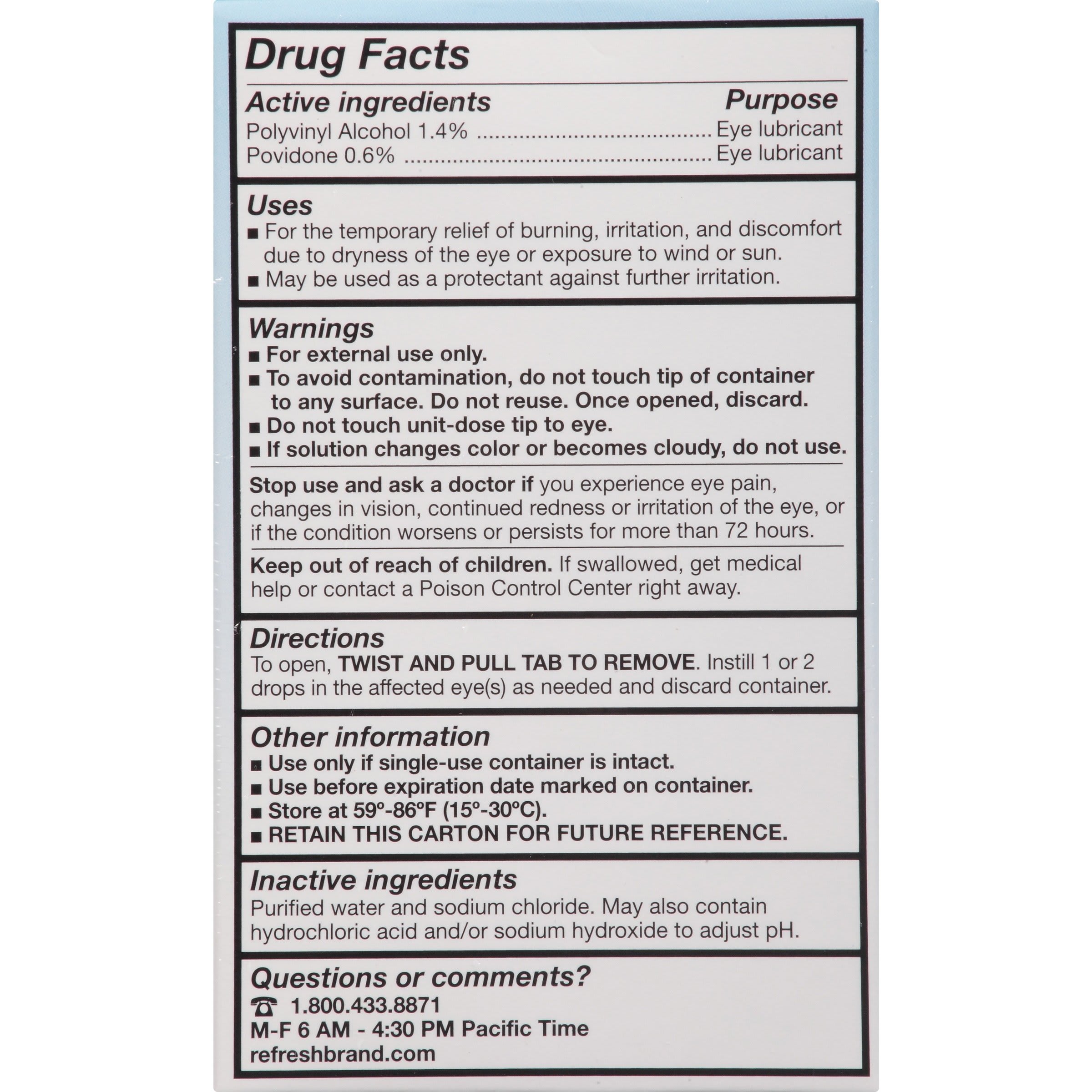 Refresh Pm Active Ingredients Wholesale Supplier | www.oceanproperty.co.th