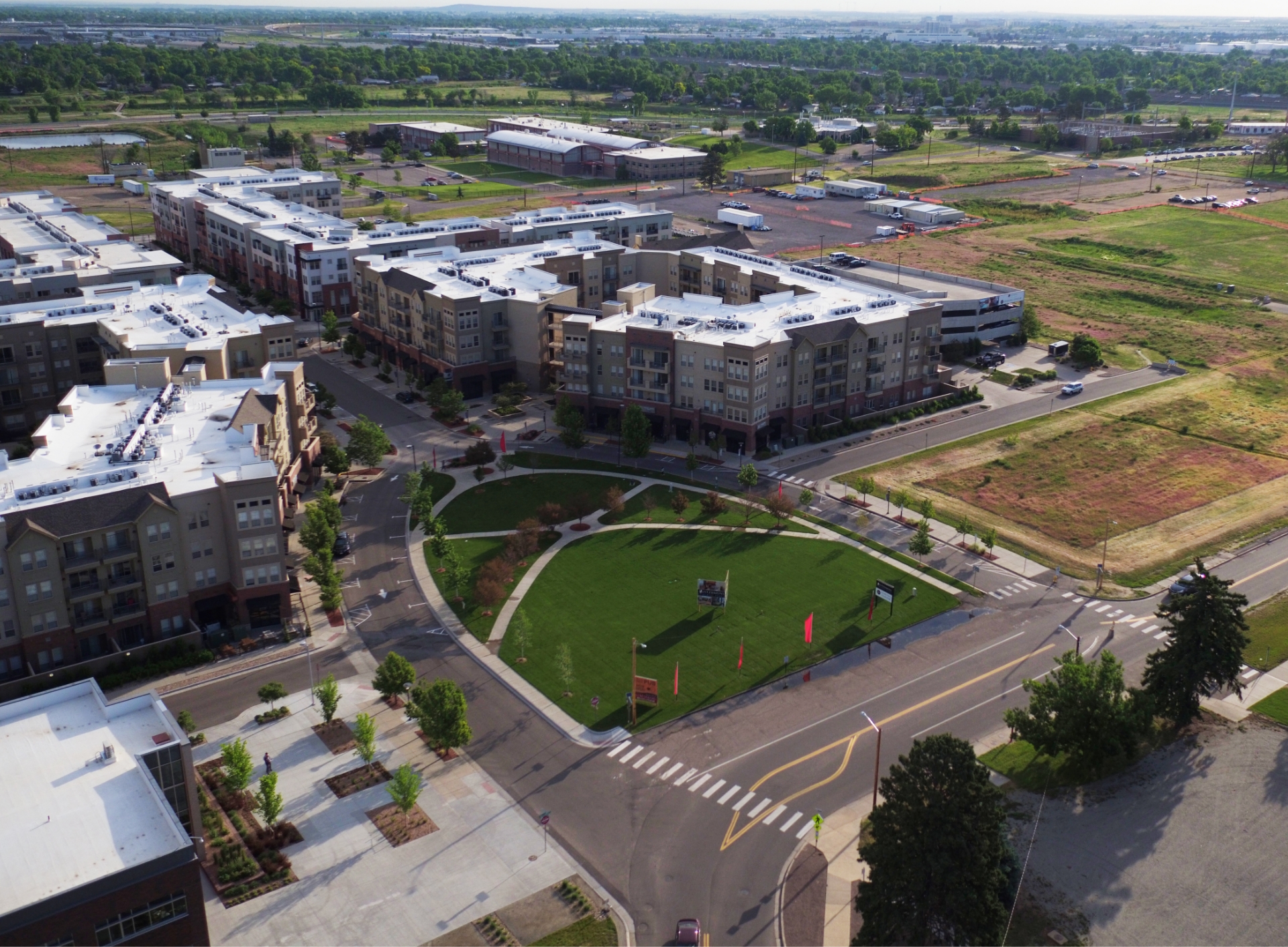 Central Green at Fitzsimons Innovation Community | Tryba Architects