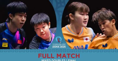 World Table Tennis Championships Finals-2025: Wang/Sun vs Yoshimura/Odo ...