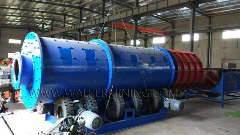 Trommel Scrubber Customized by Walker mining manufacturer - walker