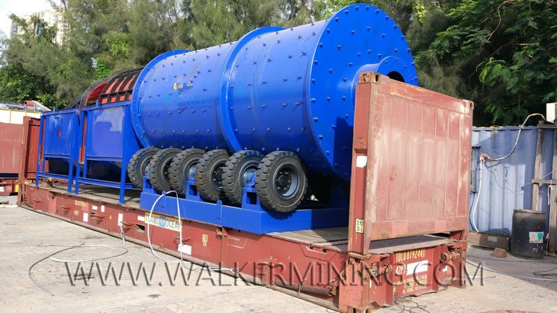Trommel Scrubber Customized by Walker mining manufacturer - walker