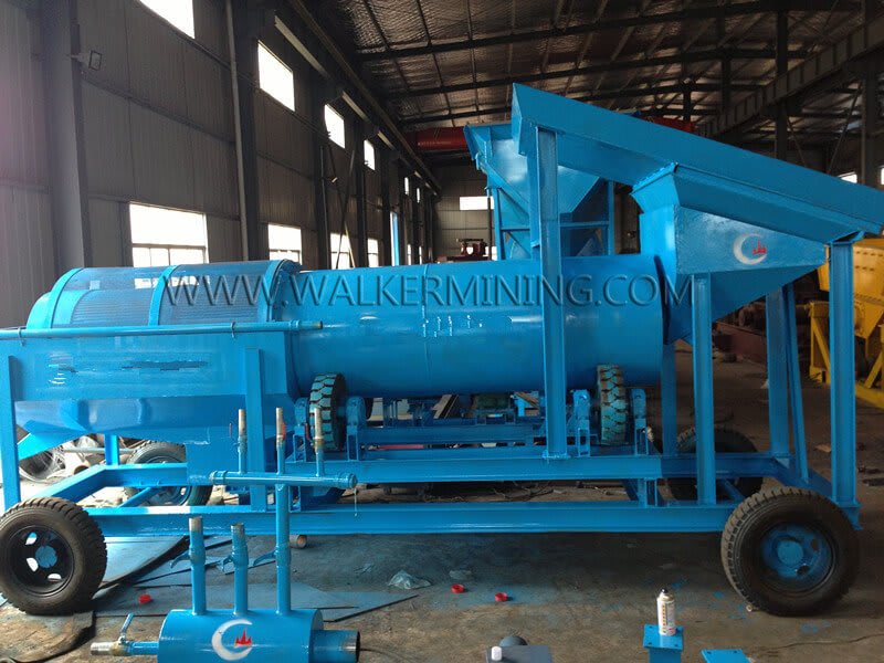 Trommel Scrubber Customized by Walker mining manufacturer - walker