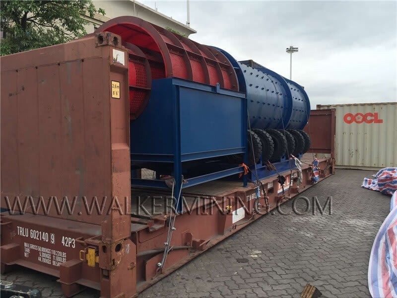 Trommel Scrubber Customized by Walker mining manufacturer - walker