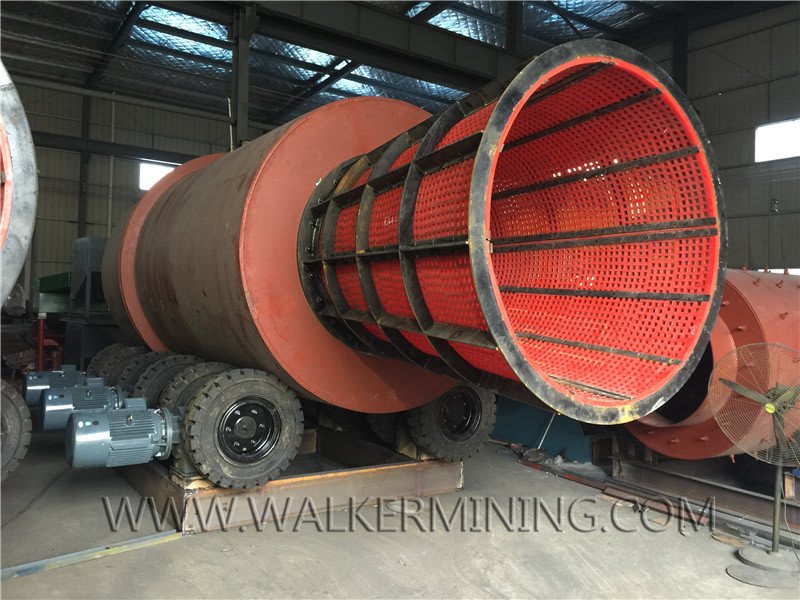 Trommel Scrubber Customized by Walker mining manufacturer - walker