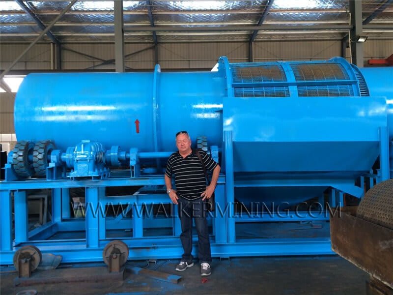 Trommel Scrubber Customized by Walker mining manufacturer - walker
