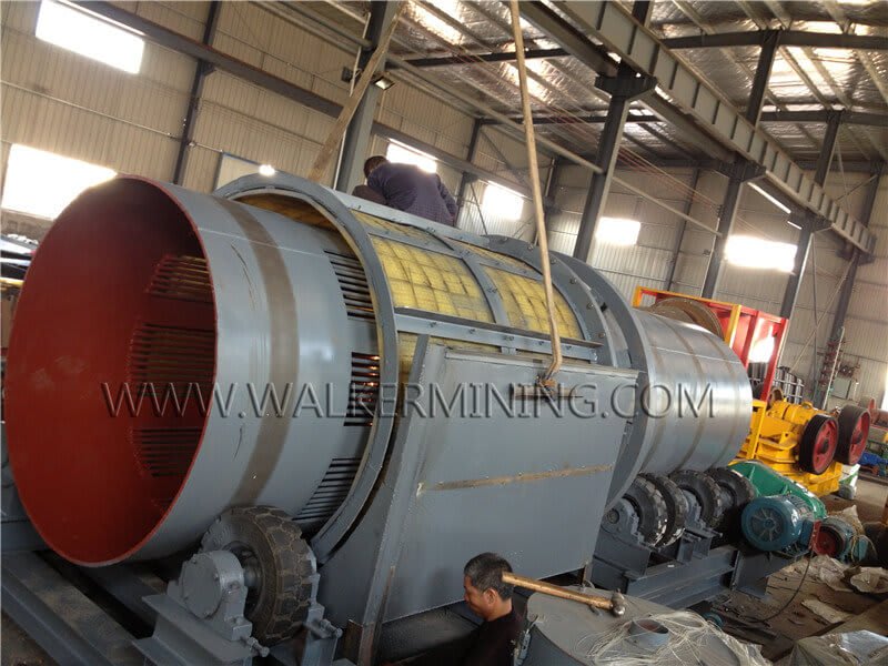 Trommel Scrubber Customized by Walker mining manufacturer - walker