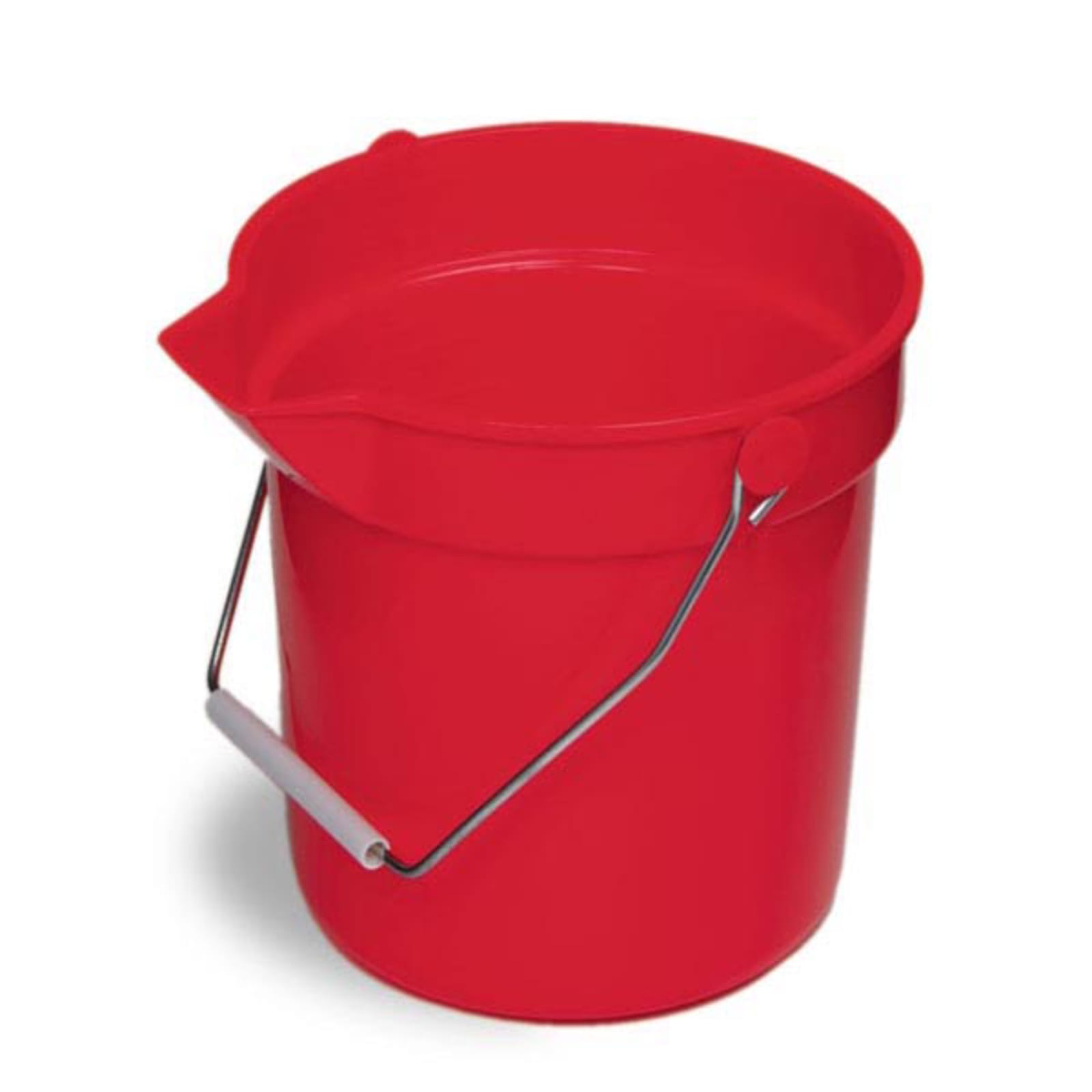Continental 8110RD Huskee™ Red 10 qt Bucket | Wasserstrom