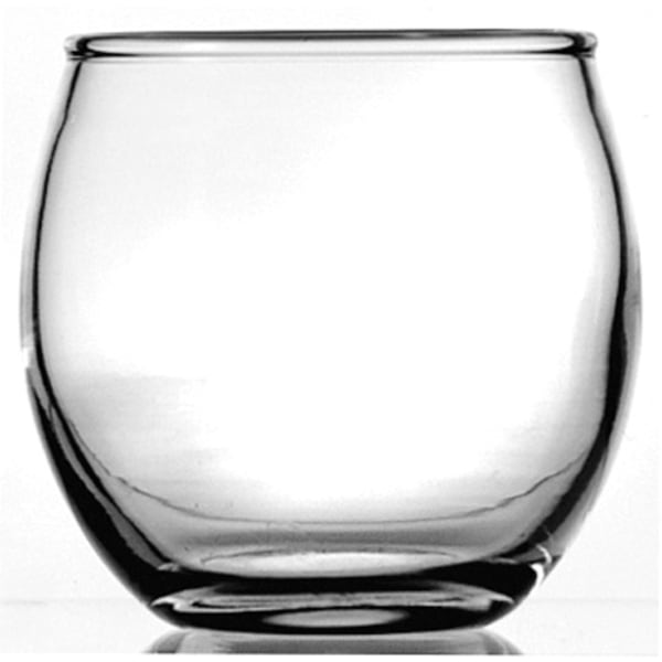 Roly Poly Glass Vintage Mid Century Modern Roly Poly Bowling Themed