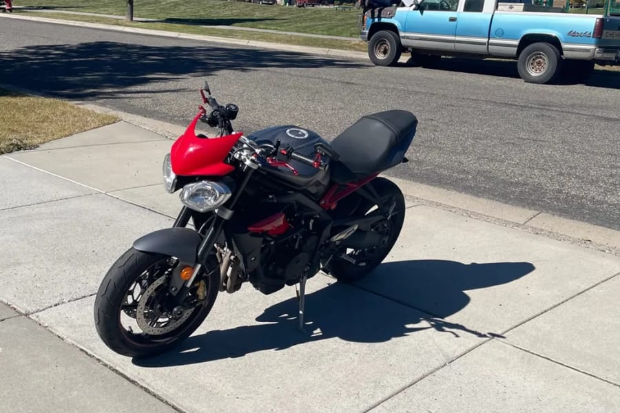 2016 Triumph Street Triple R Motorcycle Rental in Bozeman, MT m-e36yzg9