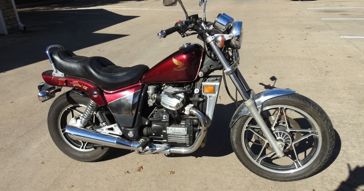 1983 Honda CX 650 C Motorcycle Rental in houston, TX m-ez53779
