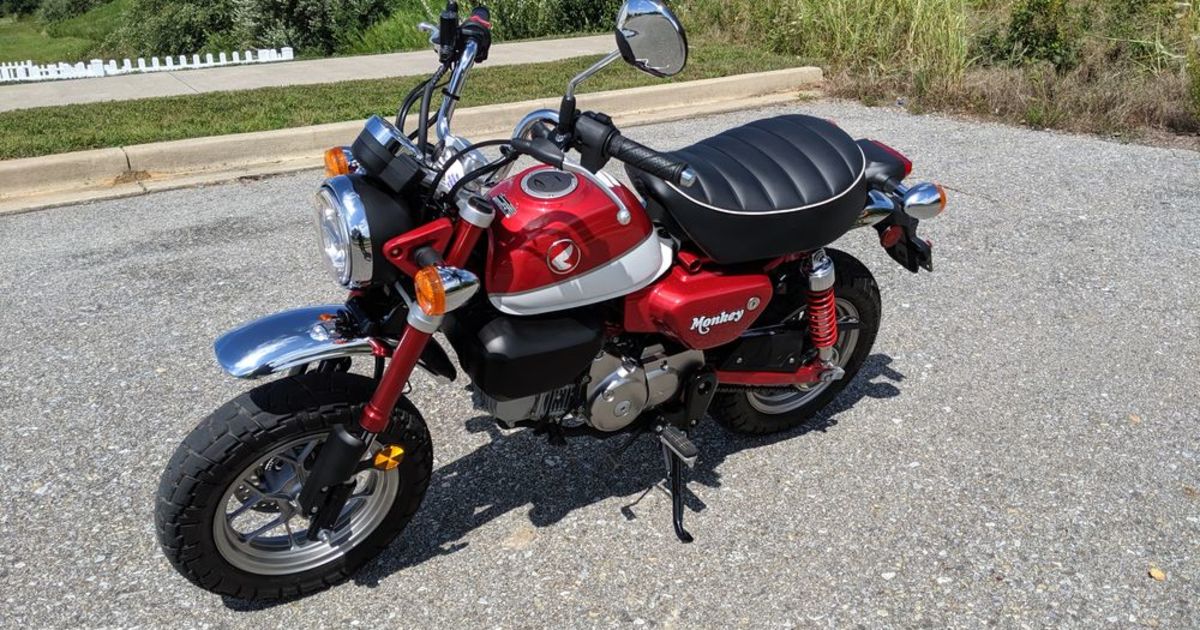 2018 Honda Monkey ABS Motorcycle Rental in Charles Town, WV m-vem6w89 ...