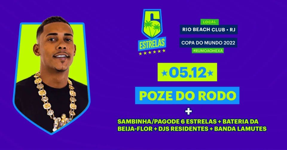 Poze do Rodo no Rio Beach Club nas Oitavas de Final da Copa do Mundo ...