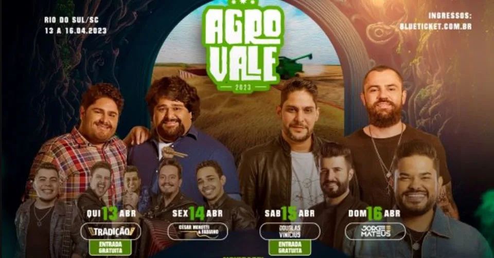 Agrovale 2023 - Jorge e Mateus, César Menotti e Fabiano e mais - Beevtz