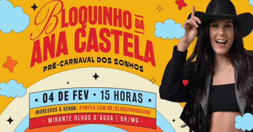 Bloquinho da Ana Castela em Belo Horizonte 2024 - Beevtz Bloquinho da Ana Castela em Belo Horizonte 2024 - Beevtz