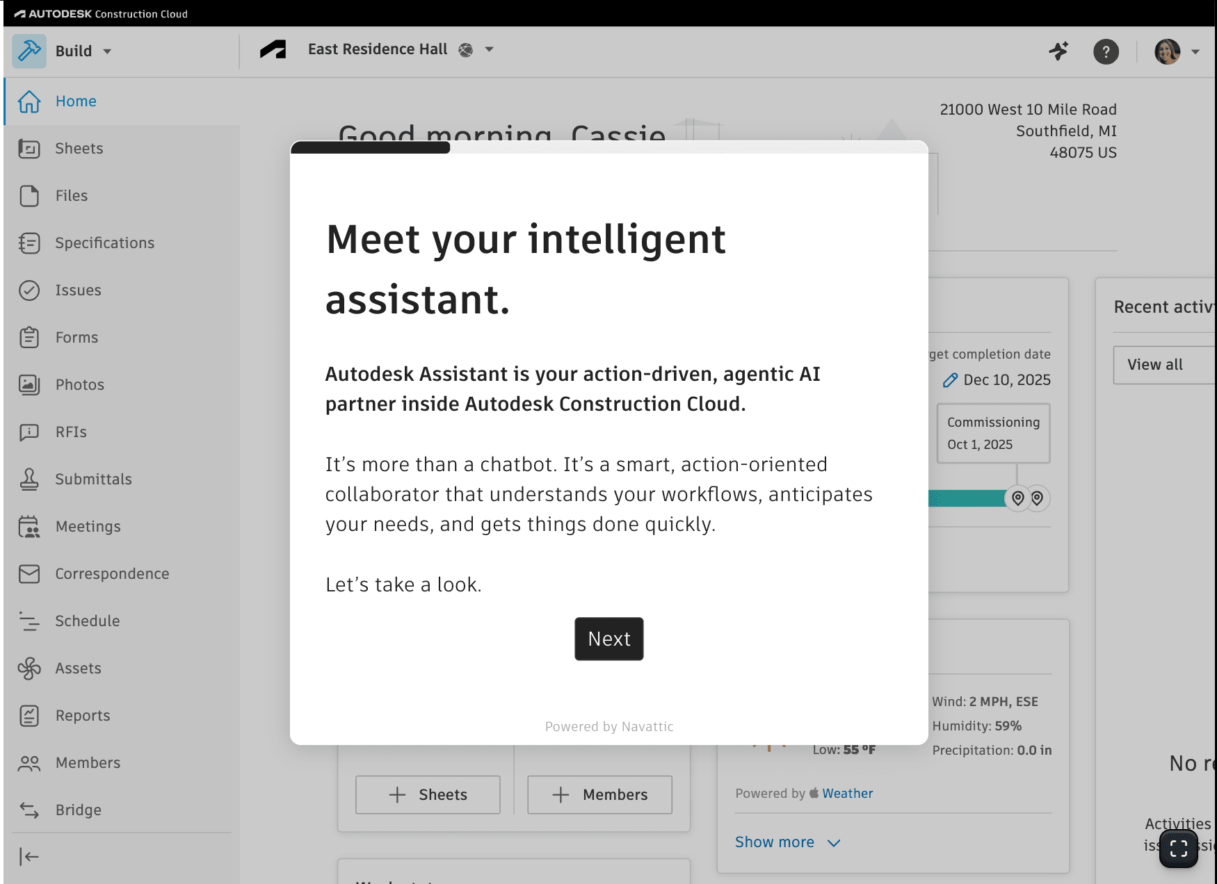 Autodesk Assistant in ACC - Tour