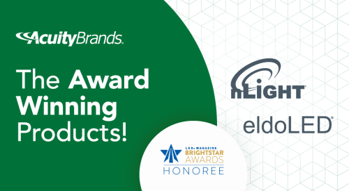 Products by nLight® and eldoLED® Selected as 2024 BrightStar Award Honorees by LEDs Magazine!