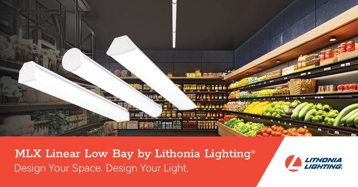 NEW from Lithonia Lighting® - The MLX Linear Low Bay!