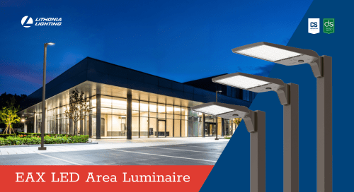 EAX Area Luminaires by Lithonia Lighting™: Area Lighting Simplified