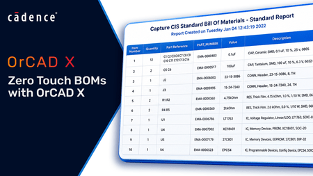 Zero Touch BOM Automation in OrCAD X Capture CIS for Accurate PCB ...