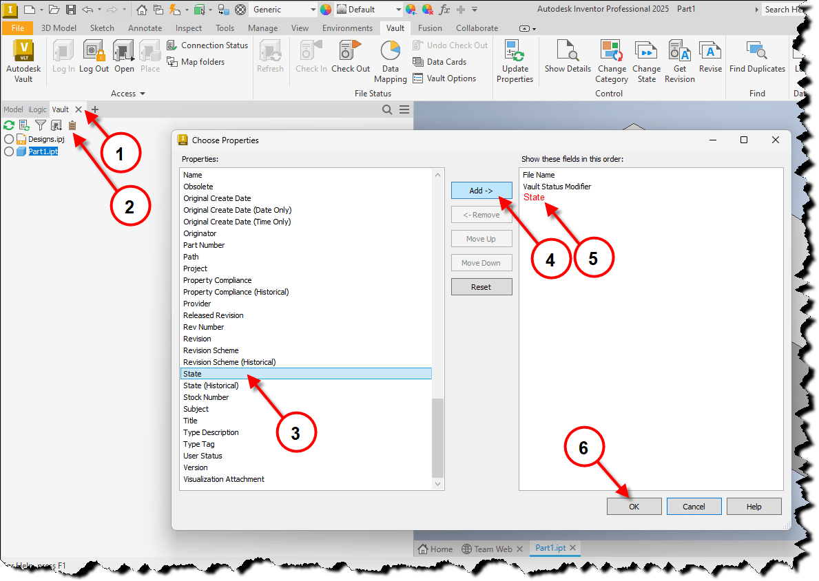 Configure Inventor Vault Browser Properties Configure Inventor Vault Browser Properties