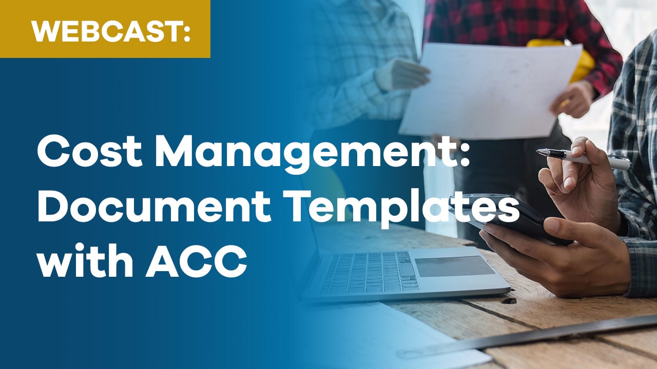 Cost Management - Document Templates