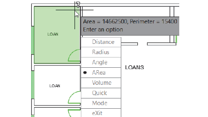 Measuring Areas in AutoCAD