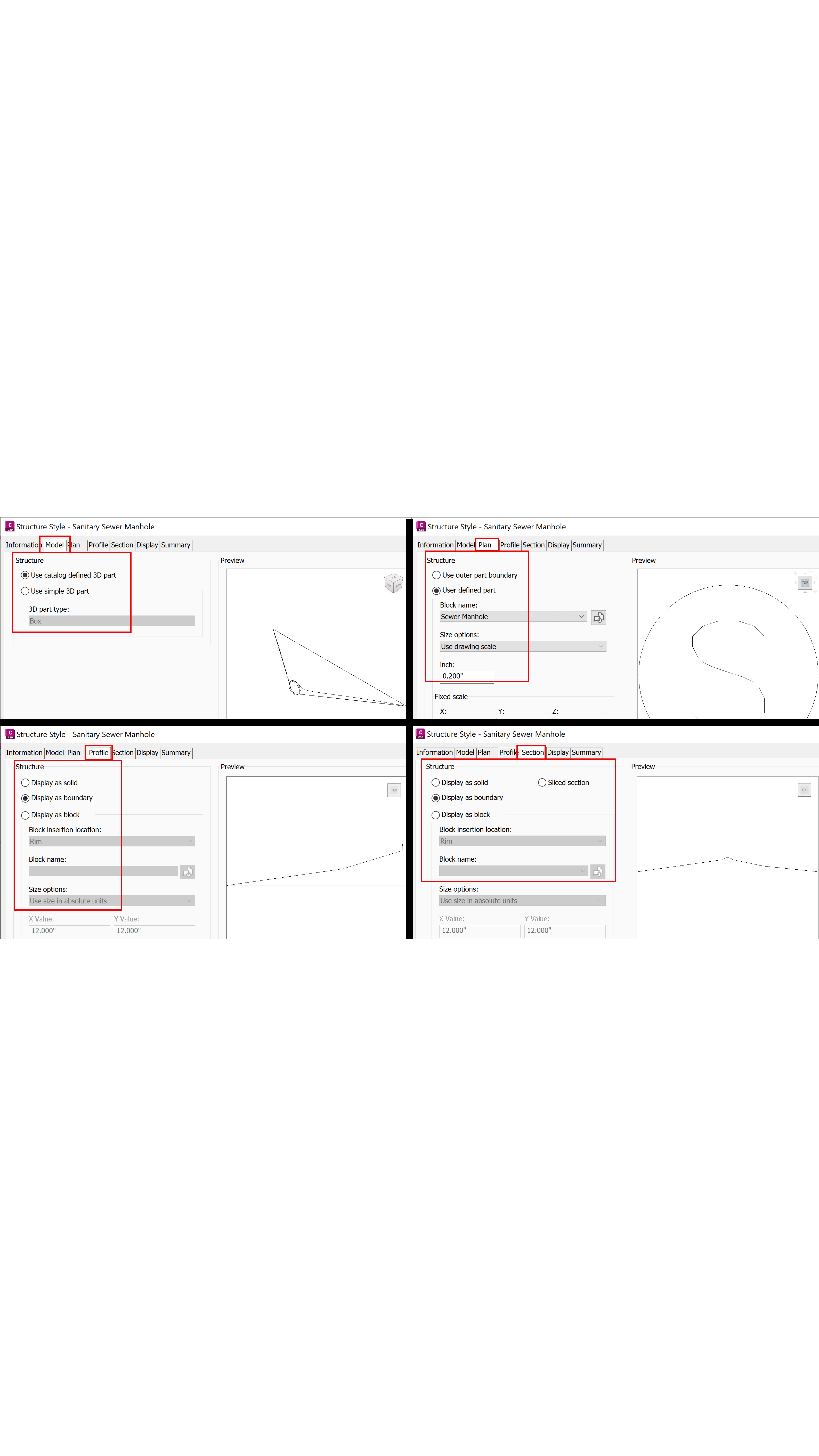 Structure Styles in Civil 3D