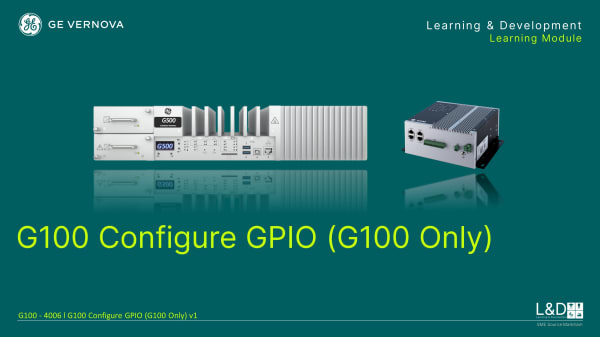G100 - 4006 l Configure GPIO (G100 only) v1