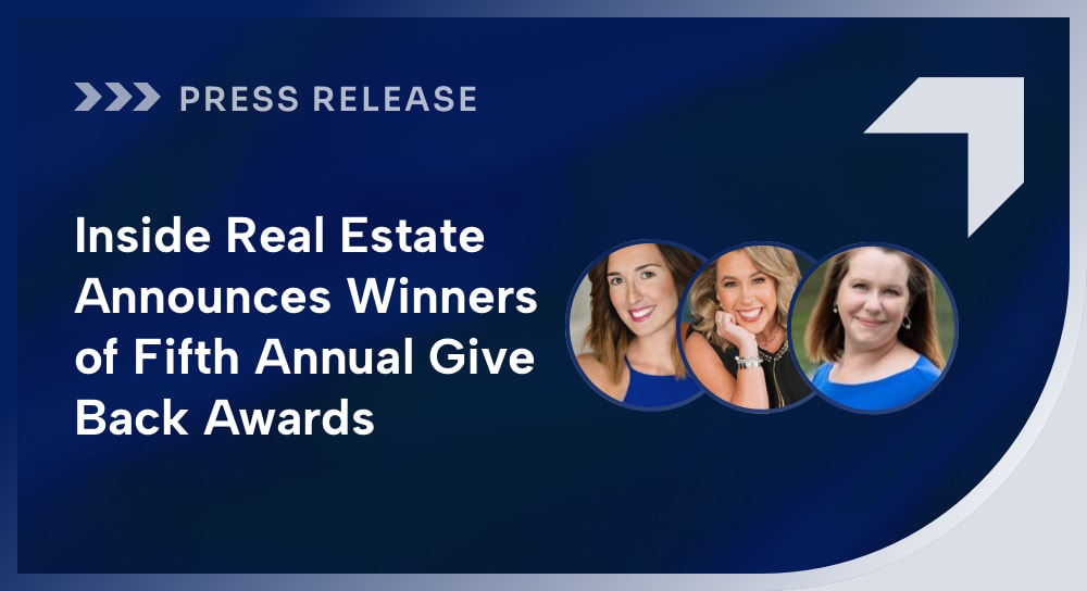 Inside Real Estate Announces Winners of Fifth Annual Give Back Awards