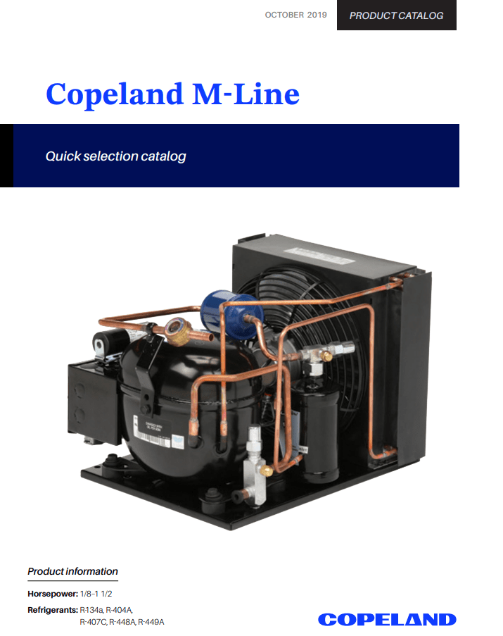 Copeland M-Line quick selection catalog