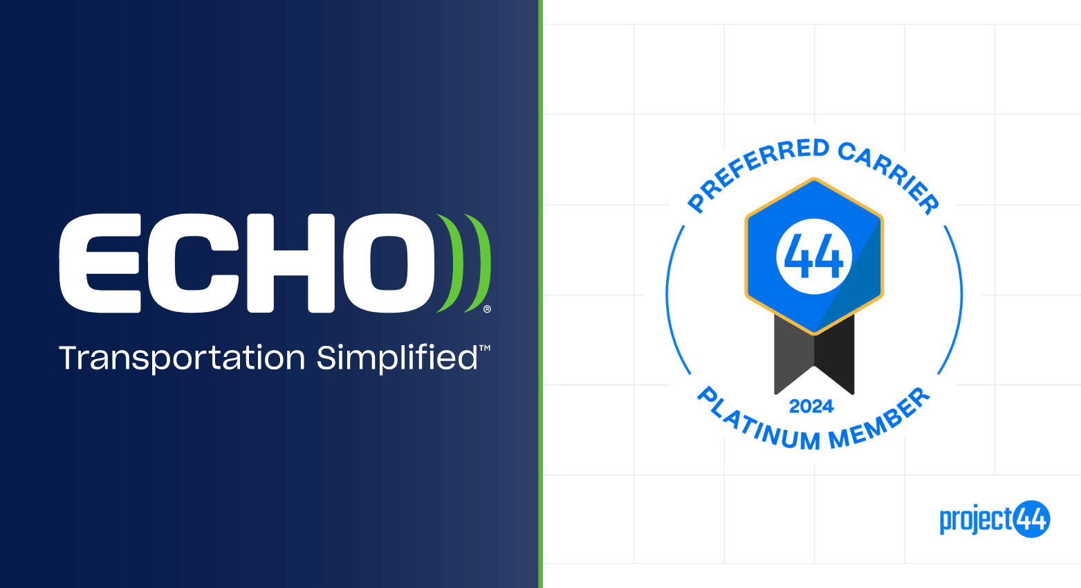 Echo Global Logistics Recognized on project44's 2024 List of Preferred Carriers
