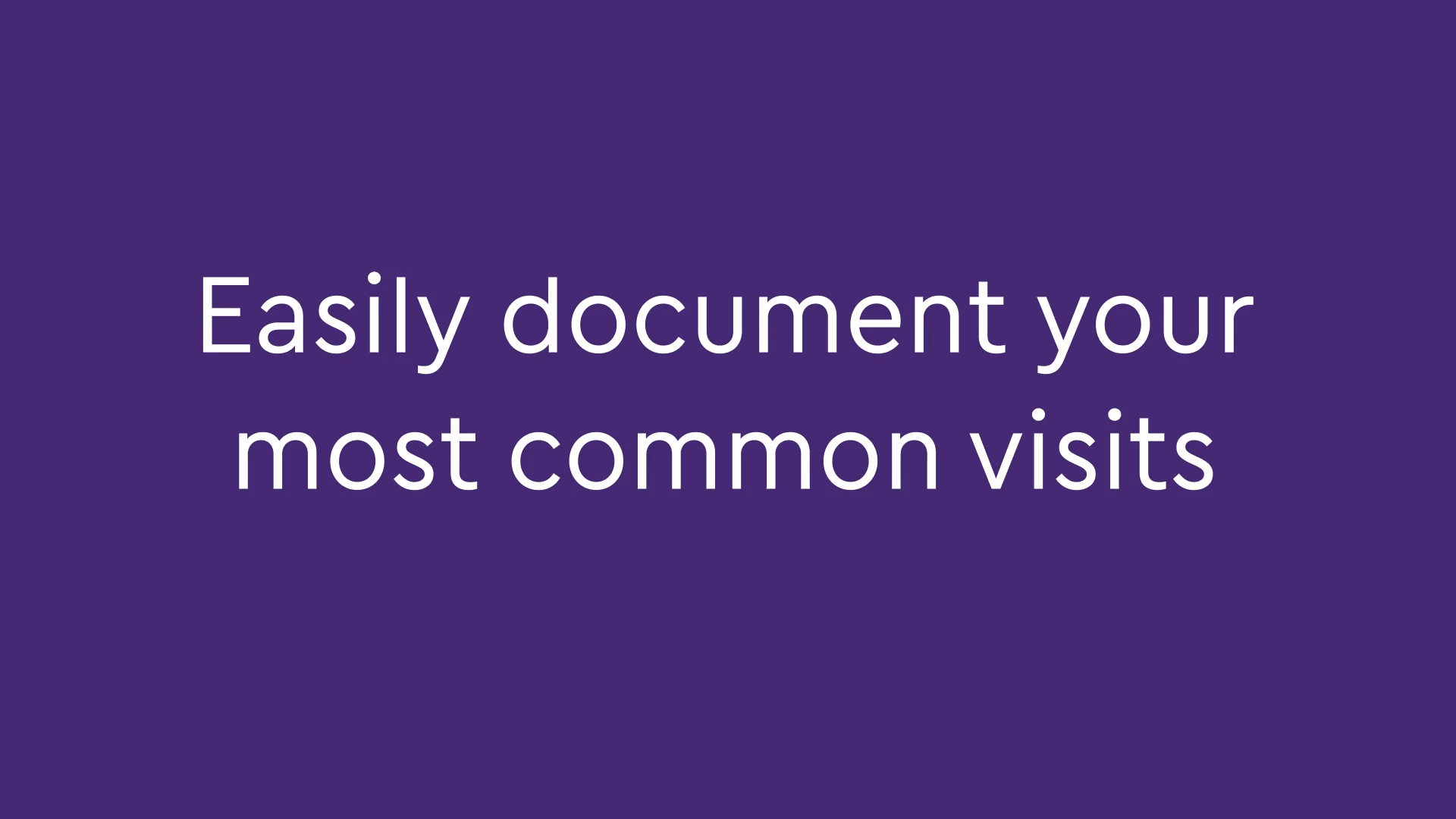 Fast and Efficient Ophthalmology Documentation