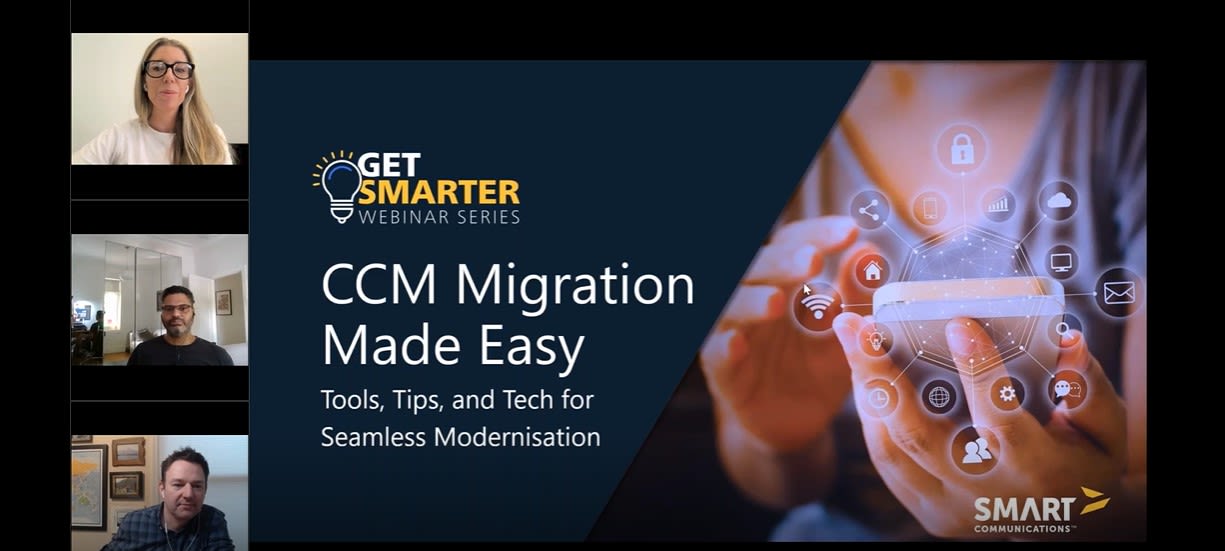 On-Demand Webinar: CCM Migration Made Easy | Smart Communications