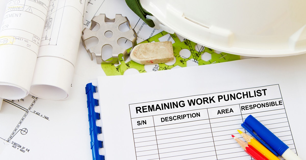 Your Checklist for Construction Punch Lists