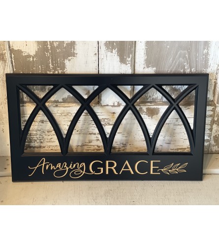 Send Wooden Amazing Grace Sign in Madisonville, KY - Metcalfe Florist ...