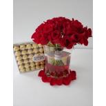 Send Cheers With Red Roses in Aventura-Miami, FL - Aventura Blooming Petals