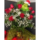 Send Grinch Rose Bouquet in South San Antonio, TX - Betty's Flower Shop