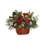 Send Teleflora Classic Red Cardinal Centerpiece in Cornwall, NY ...