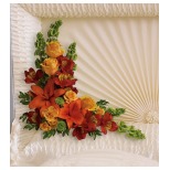 Send Island Sunset Casket Insert in Hamden, CT - Devine Orchid