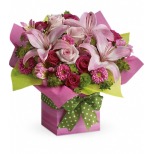 Send Teleflora's Pretty Pink Present in Nepean, ON - Vivian Flowers