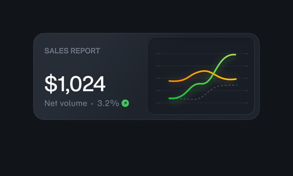 Sales Report Graph — UI Lens