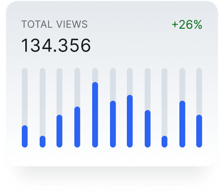 Blue Line Graph — UI Lens