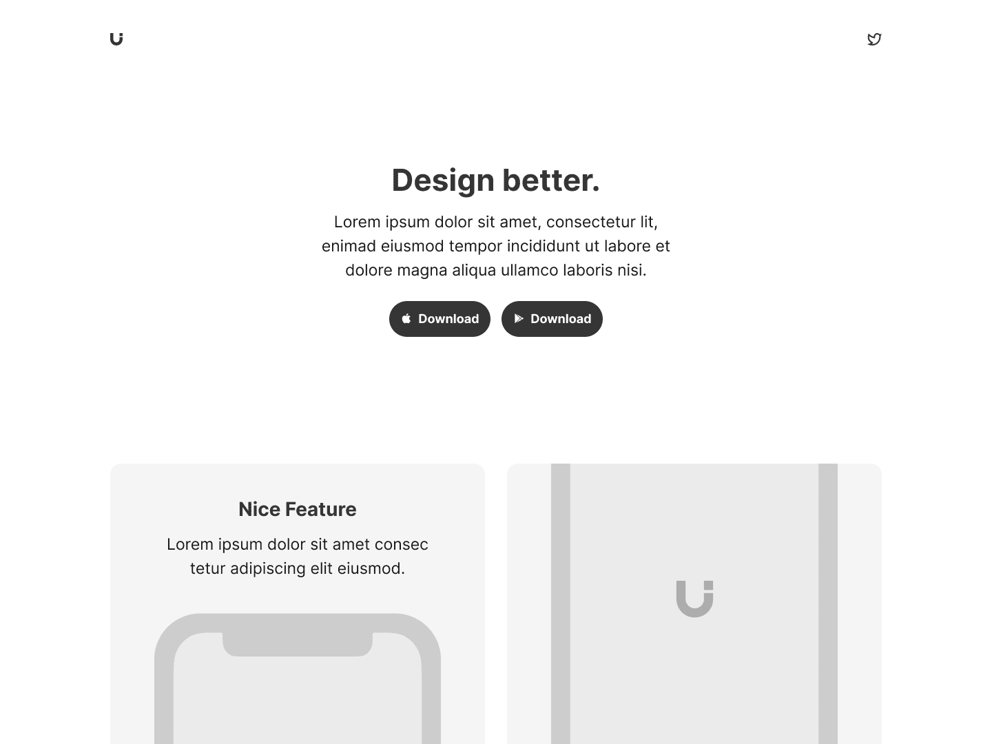 Uisual: Free Landing Page Templates for Startups