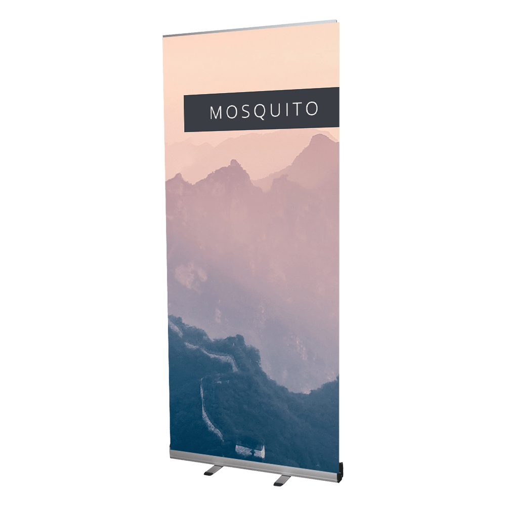 Ultima Displays. Mosquito roller banner| Affordable display solution